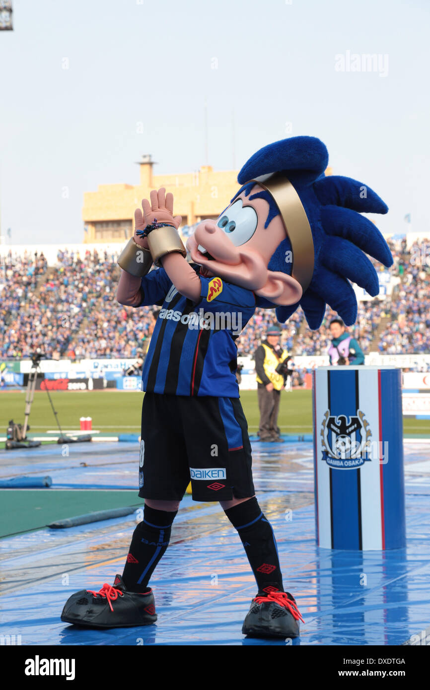 Osaka, Japan. 23rd Mar, 2014. Gamba Boy (Gamba) Football/Soccer : Gamba ...