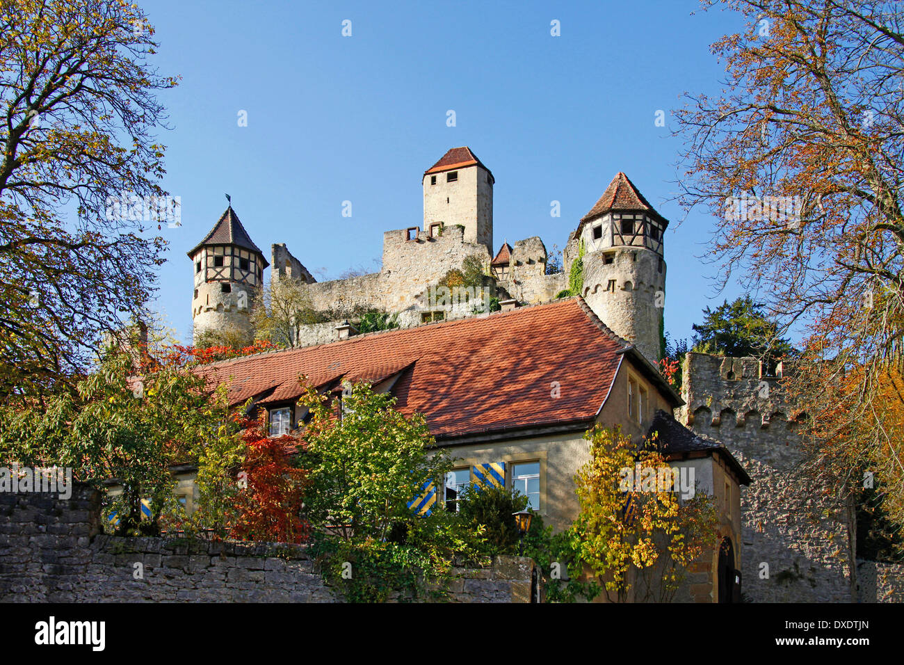 Hornberg castle in neckarzimmern hi-res stock photography and images ...