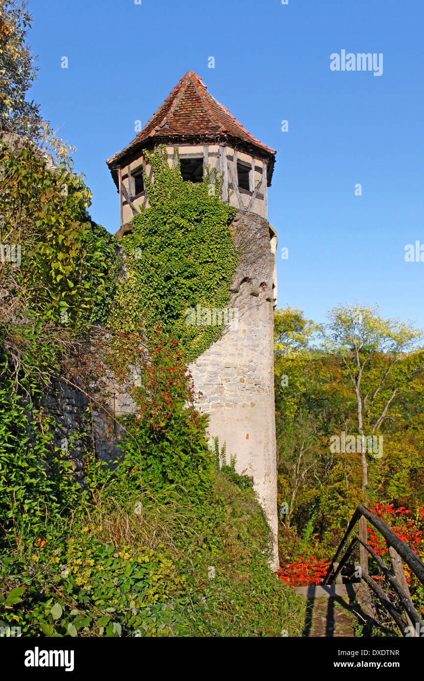 Castle Hornberg, Neckarzimmern Stock Photo - Alamy