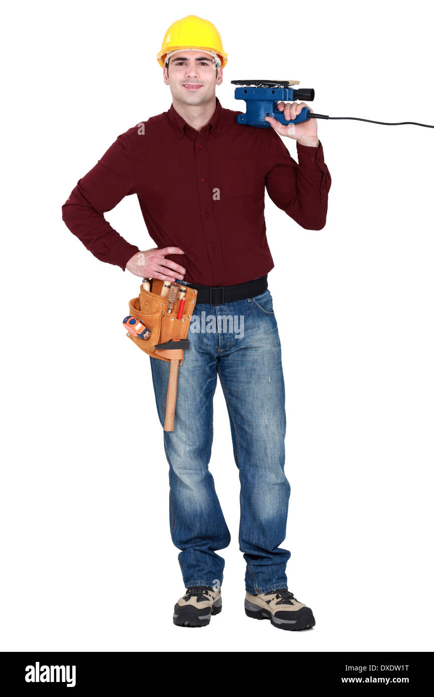 Handheld sander hi-res stock photography and images - Alamy