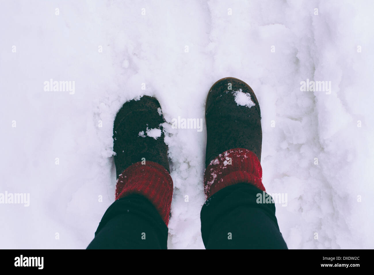 One foot of snow hi-res stock photography and images - Alamy