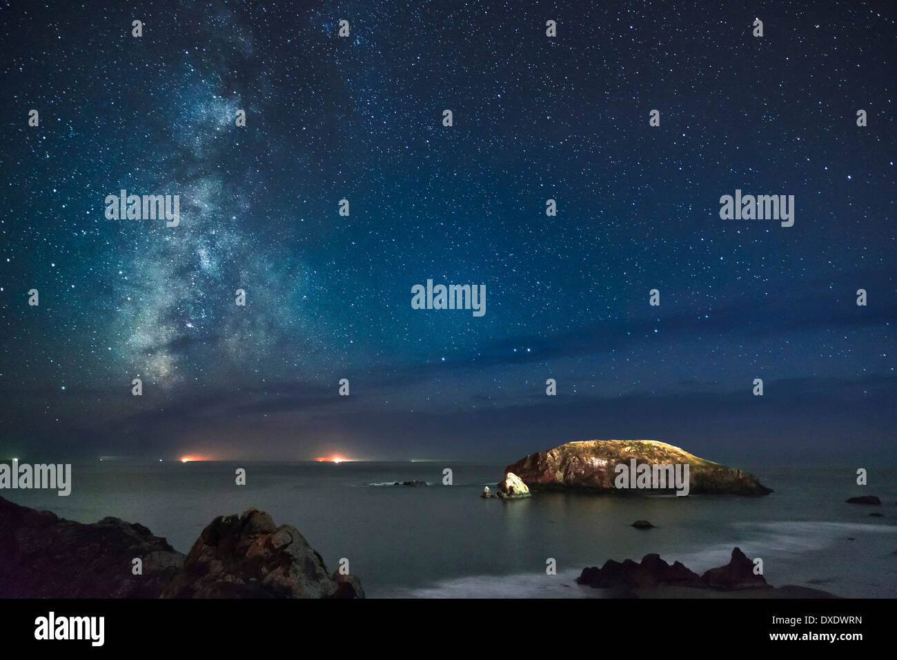 Milky sea night hi-res stock photography and images - Alamy