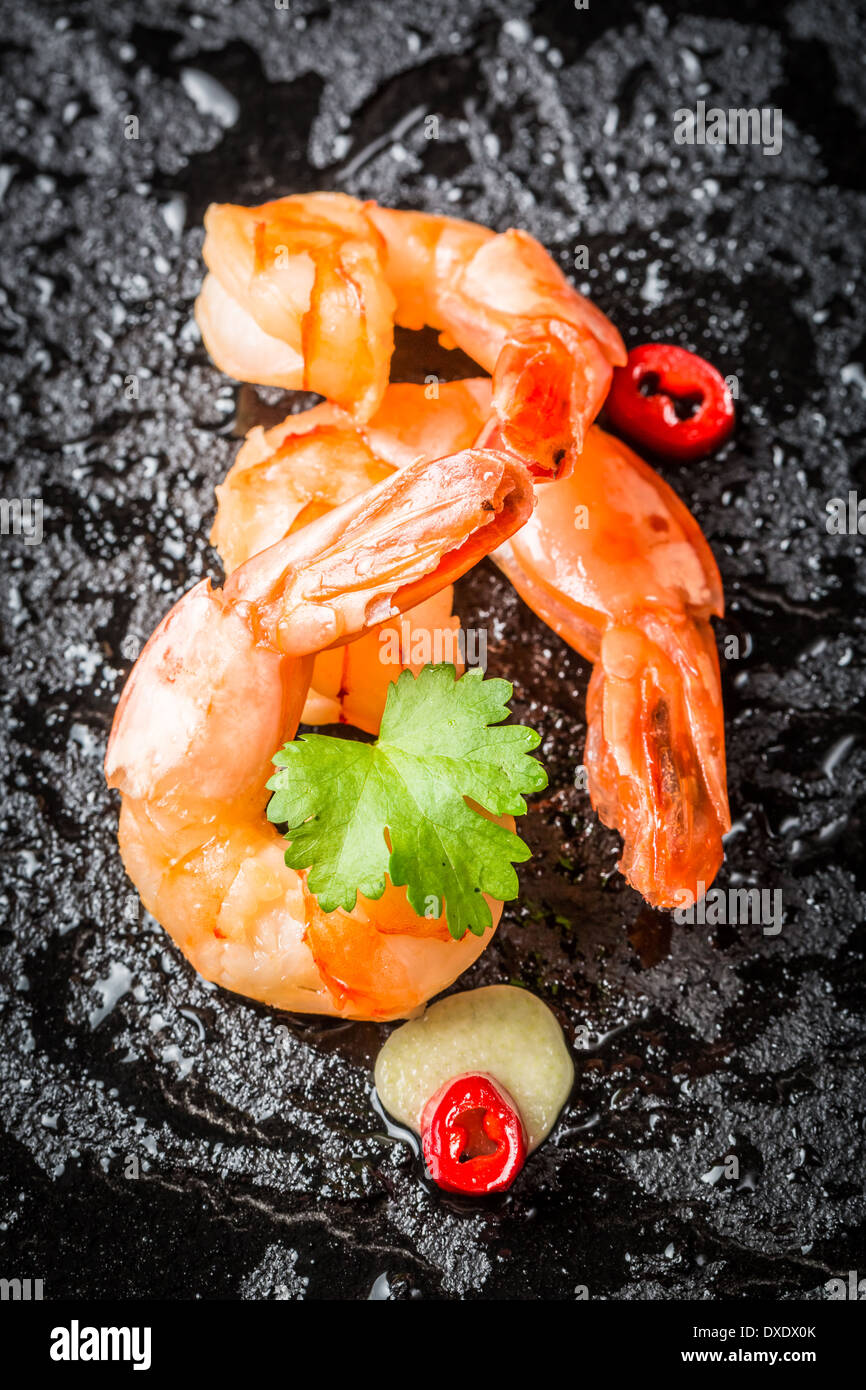Saute of prawns hi-res stock photography and images - Alamy