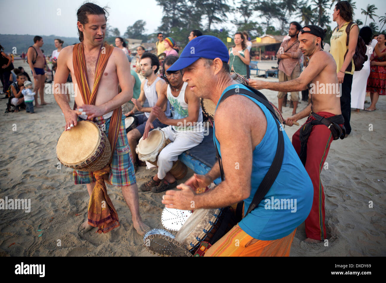 Goa, a Hippie Beach in India Stock Photo - Alamy