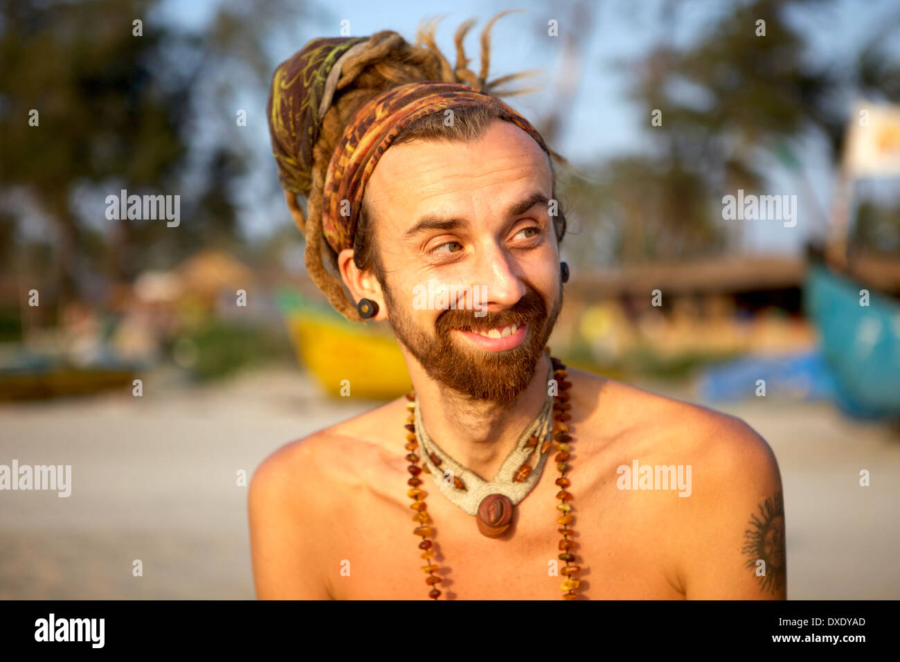 Goa, a Hippie Beach in India Stock Photo - Alamy
