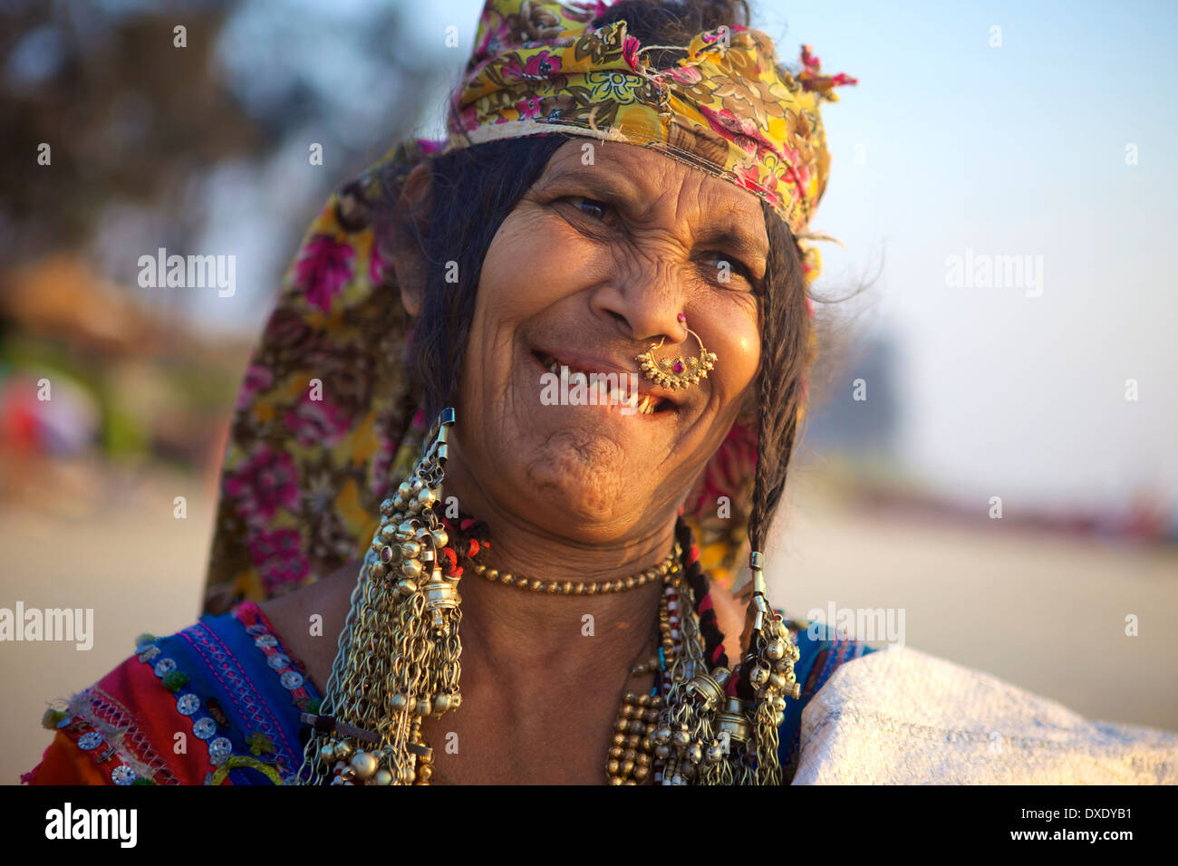 Goa, a Hippie Beach in India Stock Photo - Alamy