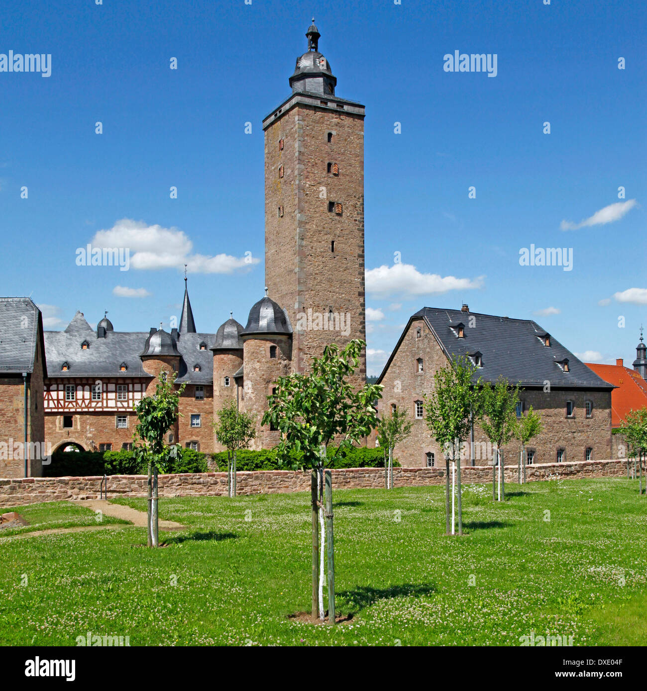 Castle southern gatehouse 1554 donjon 1556 bakery 1555 Steinau an der ...