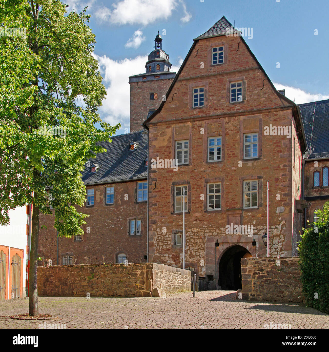 Castle, northern gatehouse, 1551, Steinau an der Strasse, district Main ...