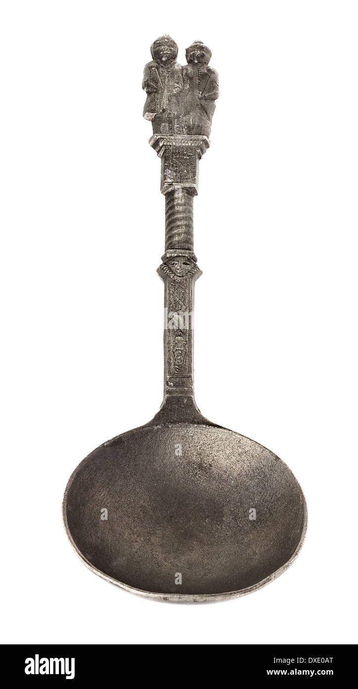 spoon old, vintage, antique, isolated Stock Photo - Alamy