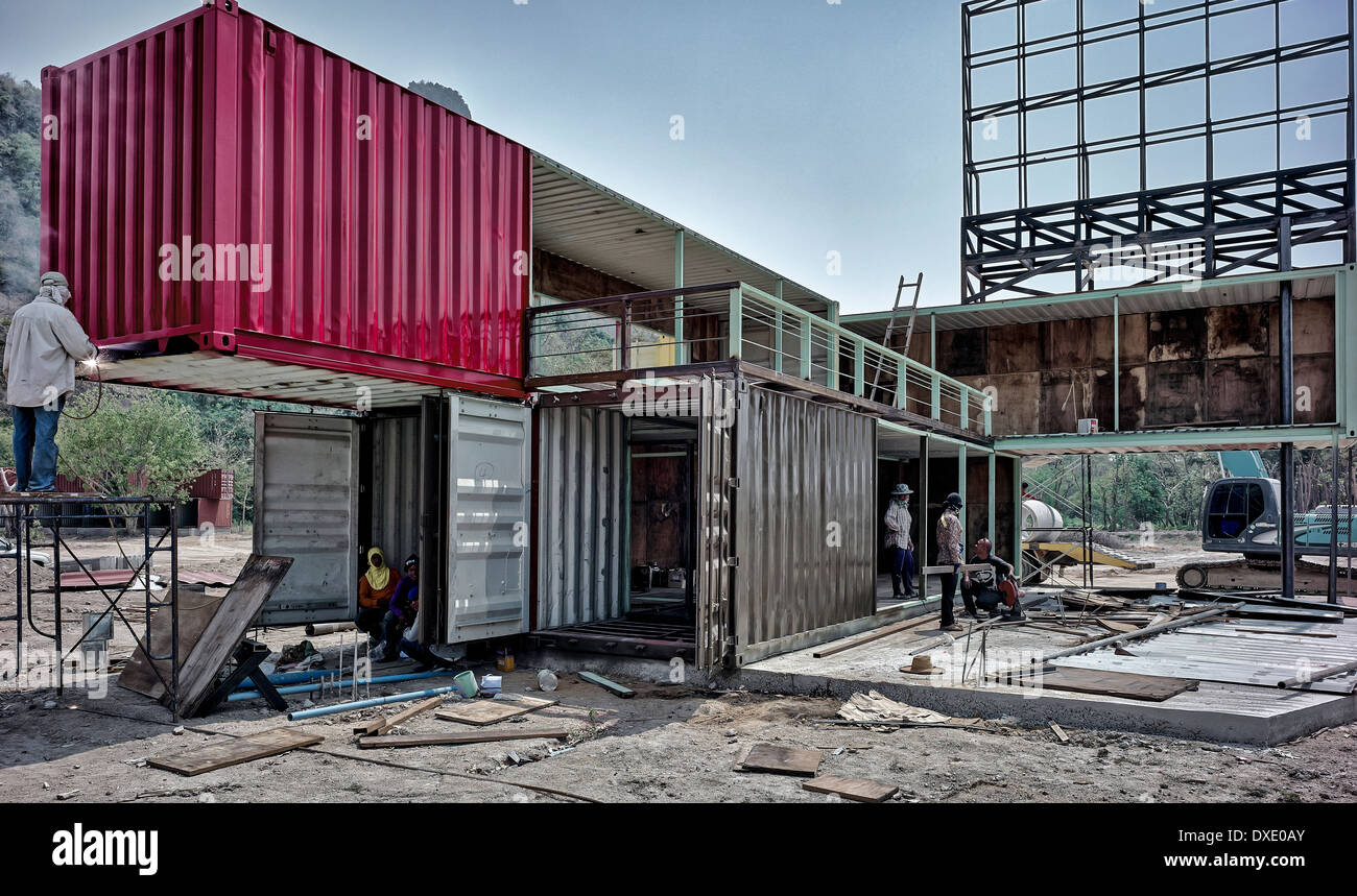 Shipping Container Conversion High Resolution Stock Photography and ...