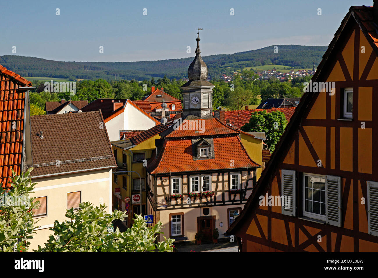 Old town hall, Bad Soden-Salmunster, district Main-Kinzig-Kreis, Hesse ...
