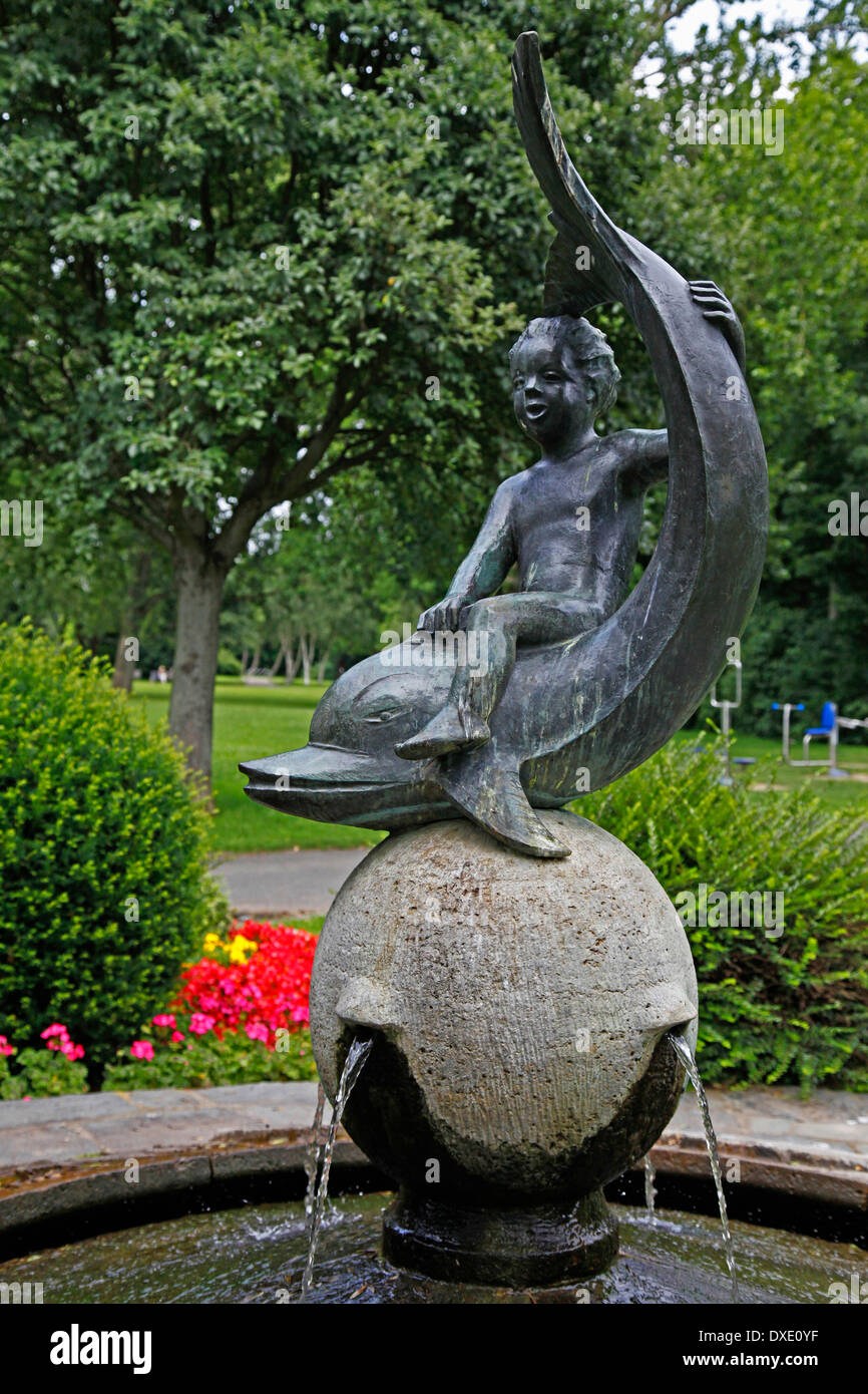 Spa gardens, Bad Vilbel, district Wetteraukreis, Hesse, Germany Stock ...