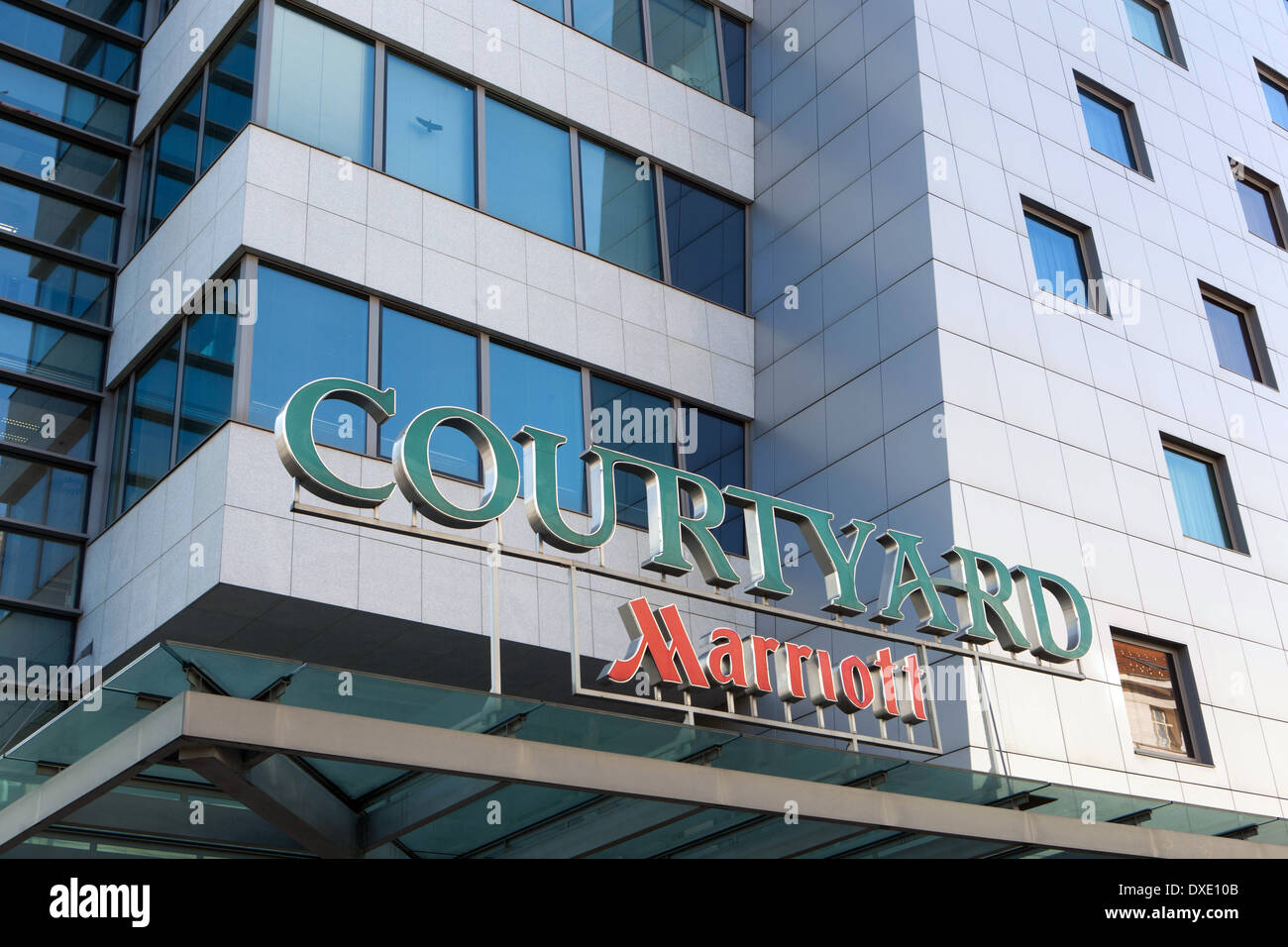 Courtyard Marriott Hotel Zizkov Prague Stock Photo - Alamy
