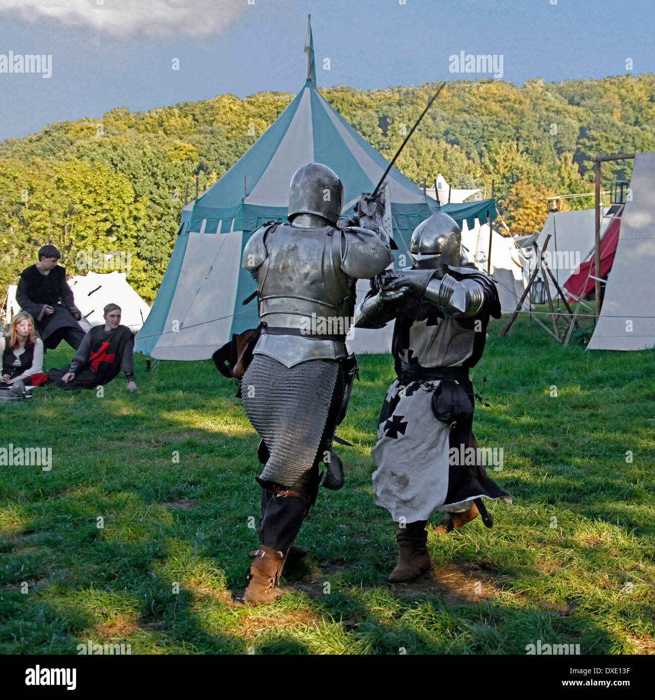 Knight tournament in the middle ages hi-res stock photography and ...