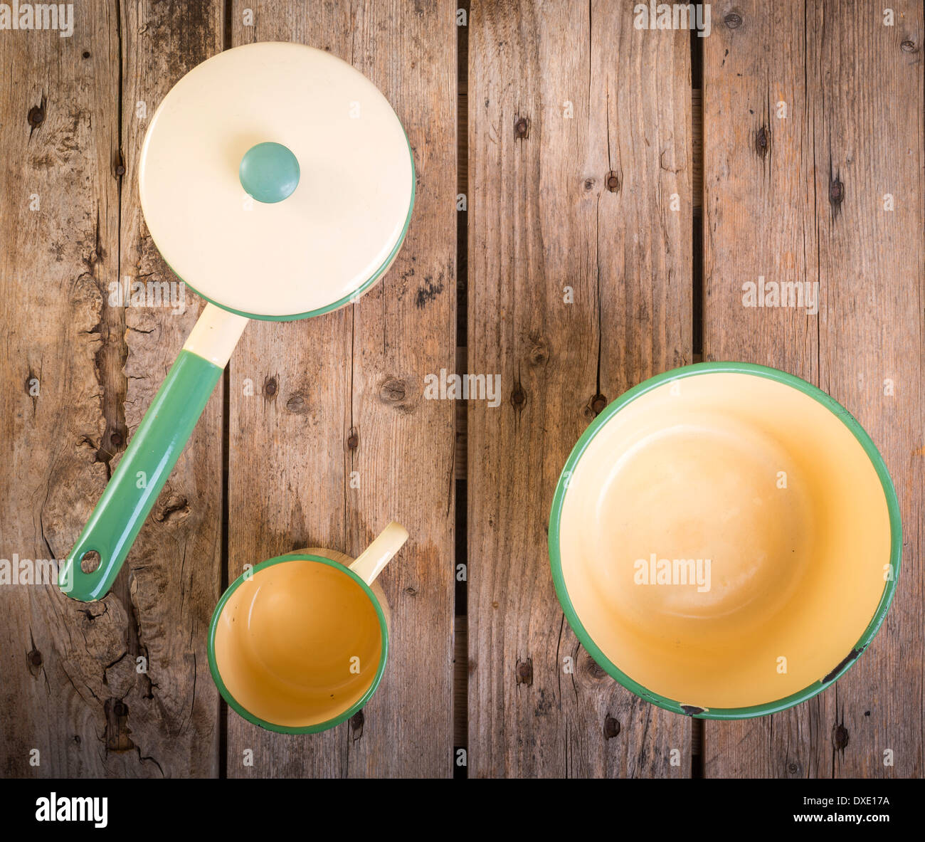 Old table bowls hi-res stock photography and images - Alamy