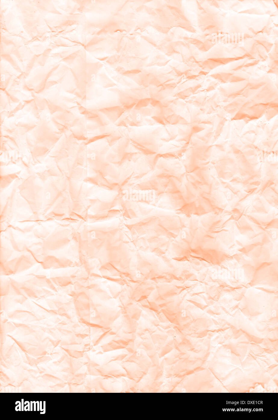 Light orange texture crumpled paper Stock Photo - Alamy