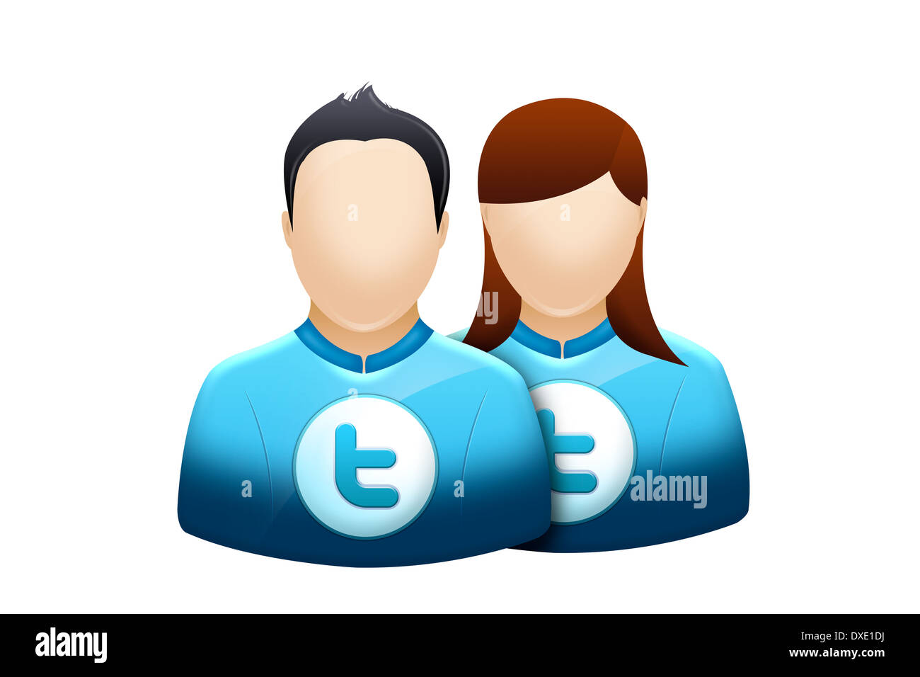 social network user icon Stock Photo - Alamy