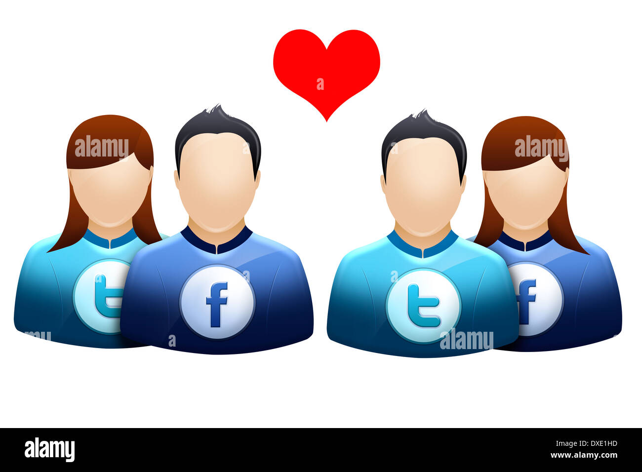 social network user icon Stock Photo - Alamy