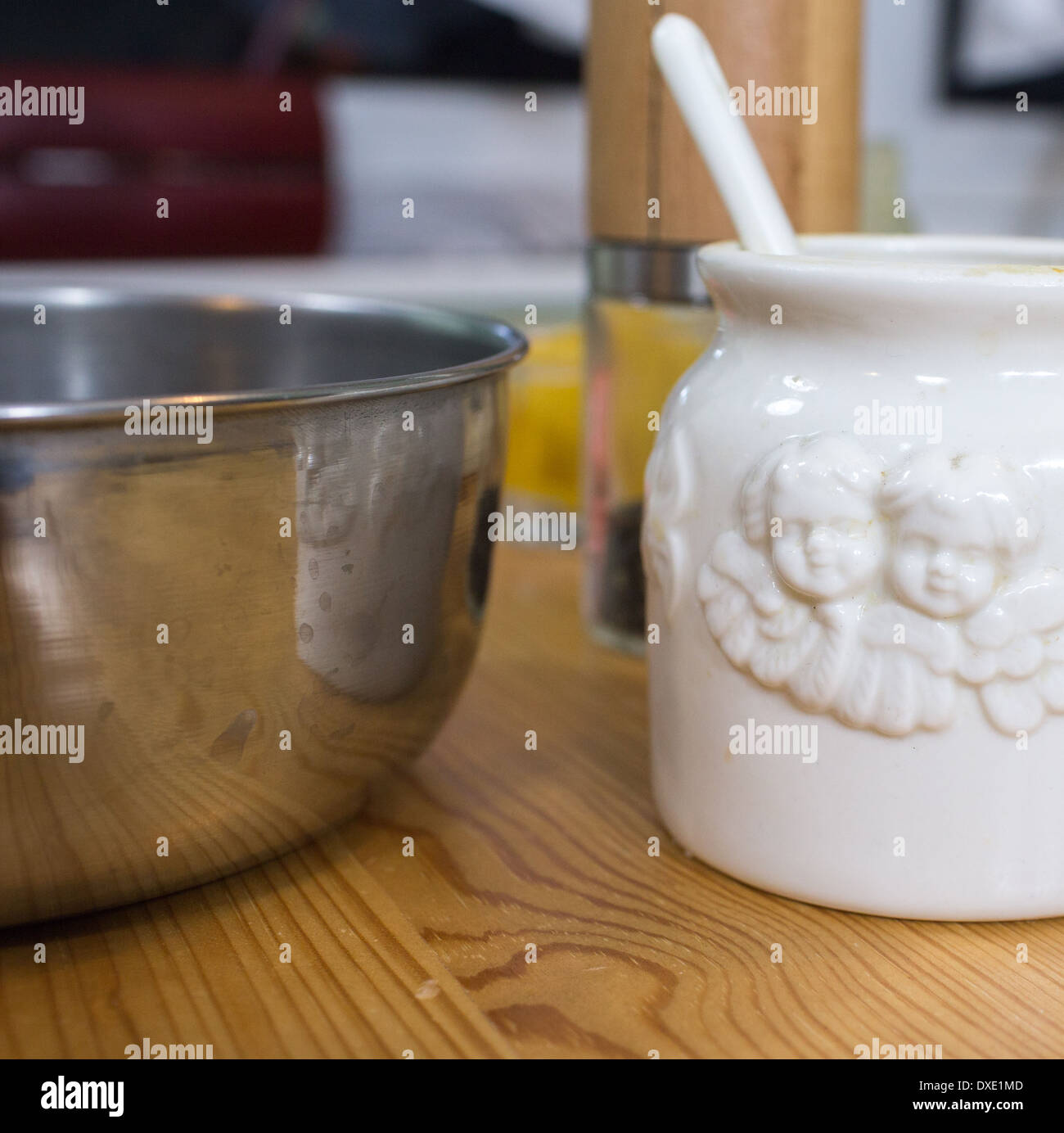 In the Polish kitchen. On the polish table. Preparing a delicious ...