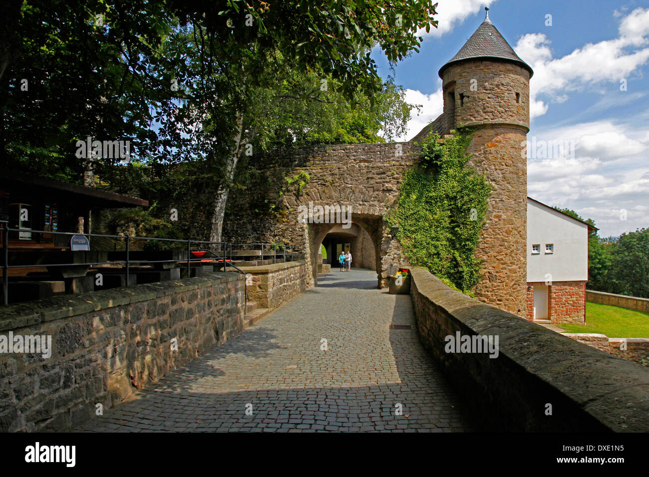 Lichtenberg castle, built around 1200, district of Kusel, Rhineland ...