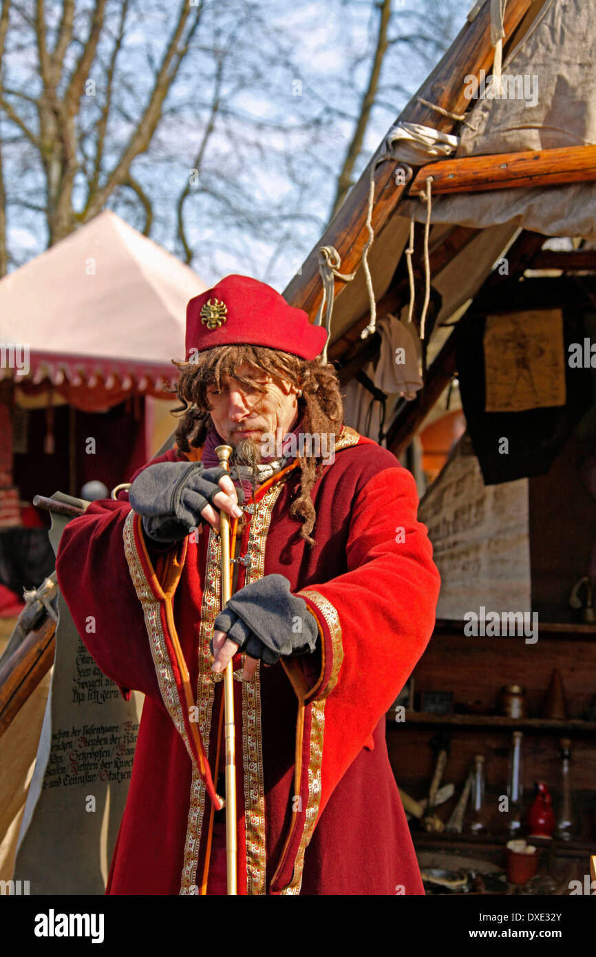 Medieval Easter Market renaissance festival medieval dressed barber ...