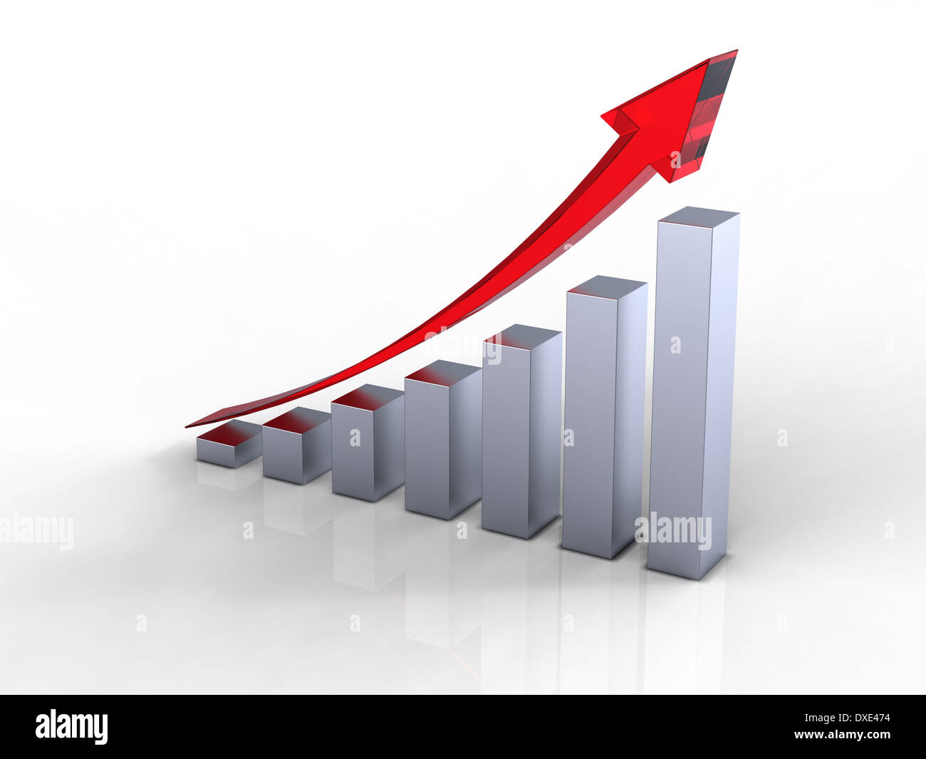 Business graph concept diagram Stock Photo - Alamy