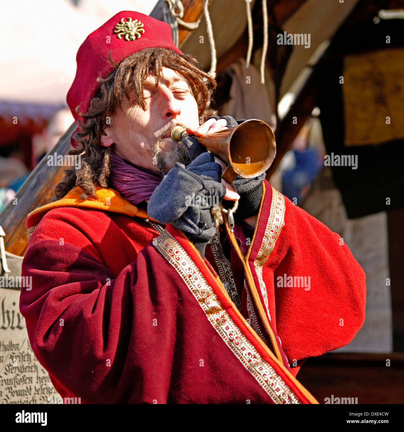 Medieval Easter Market renaissance festival medieval dressed barber ...