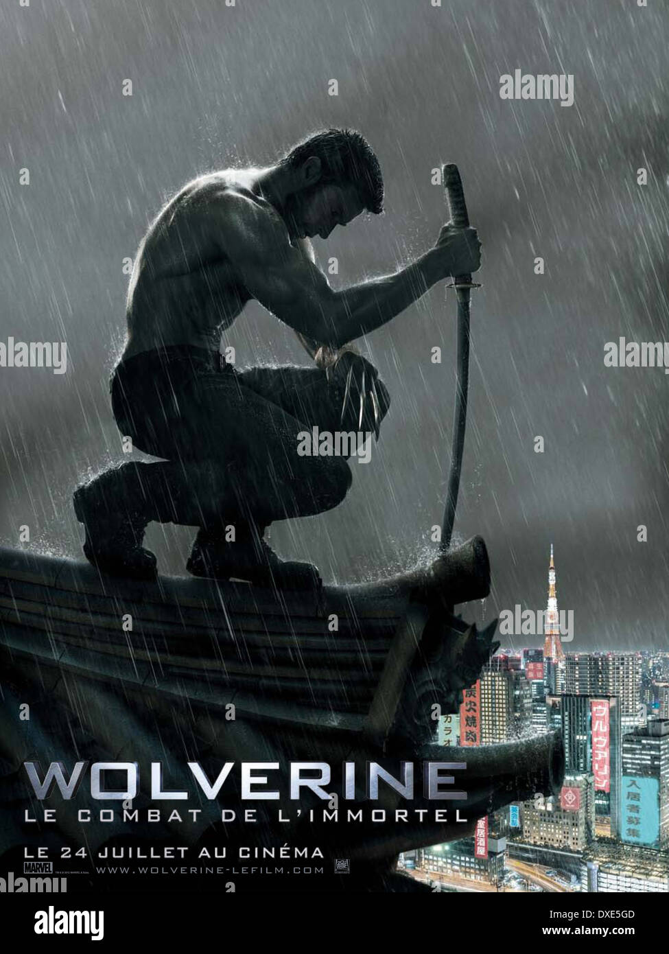 Hugh Jackman Wolverine Poster High Resolution Stock Photography and ...