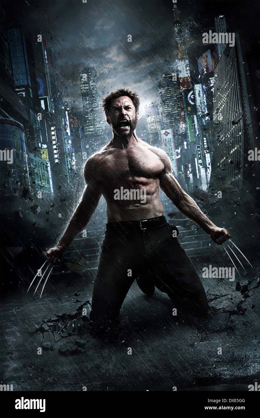 Hugh Jackman Wolverine Poster High Resolution Stock Photography and ...