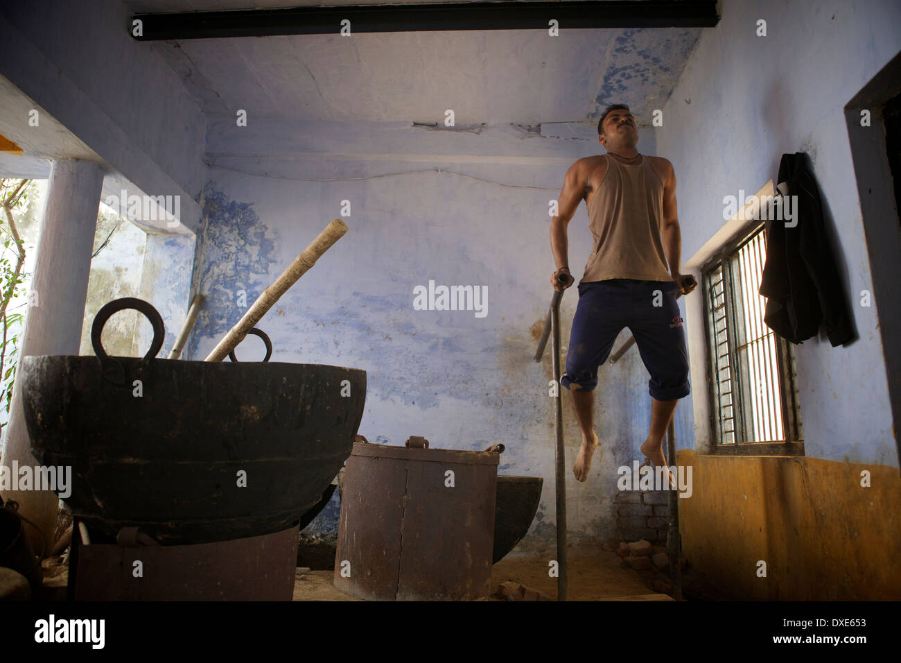 Kusti wrestlers during a training session Stock Photo - Alamy