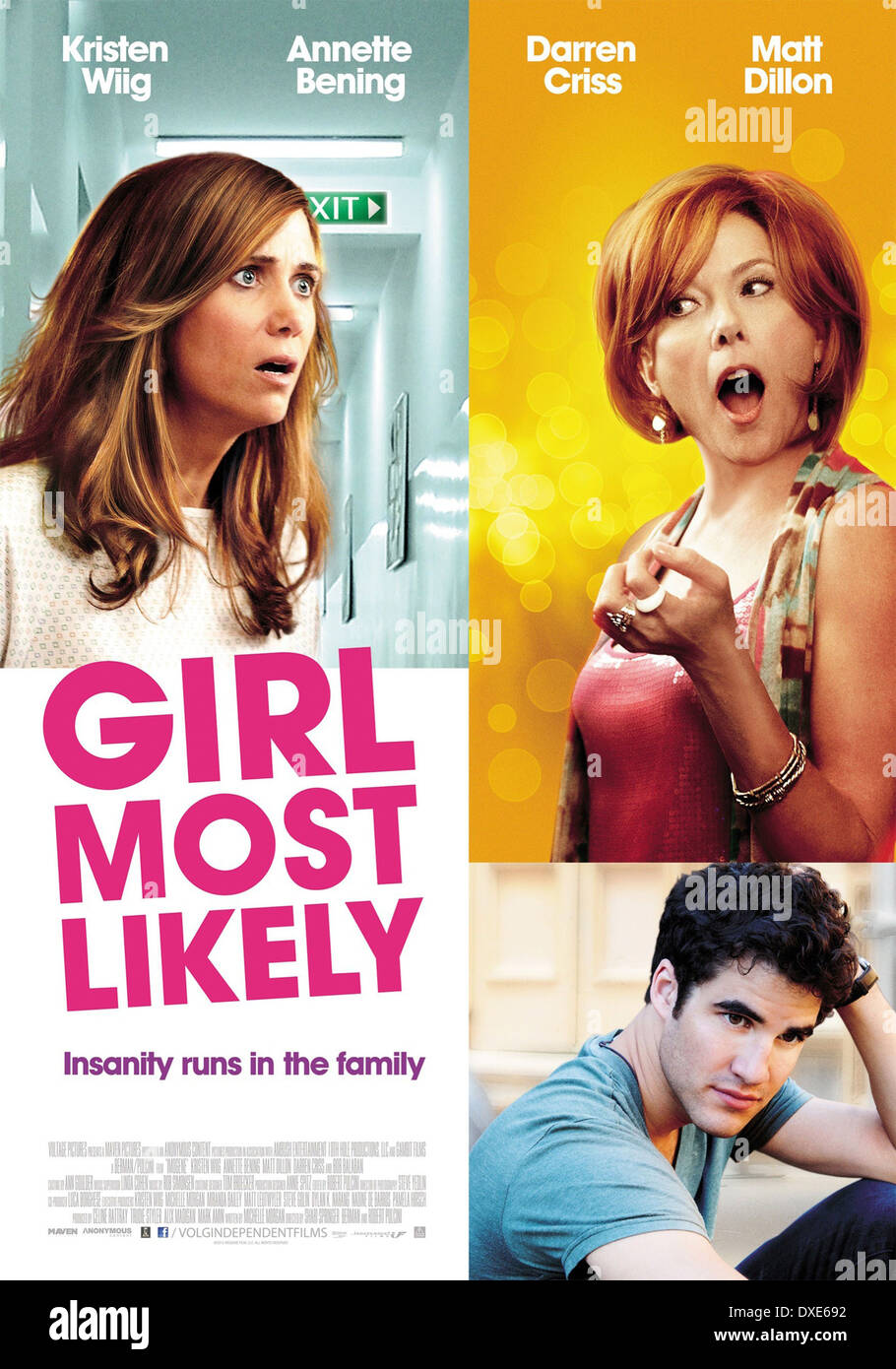 Kristen wiig and darren criss hi-res stock photography and images - Alamy