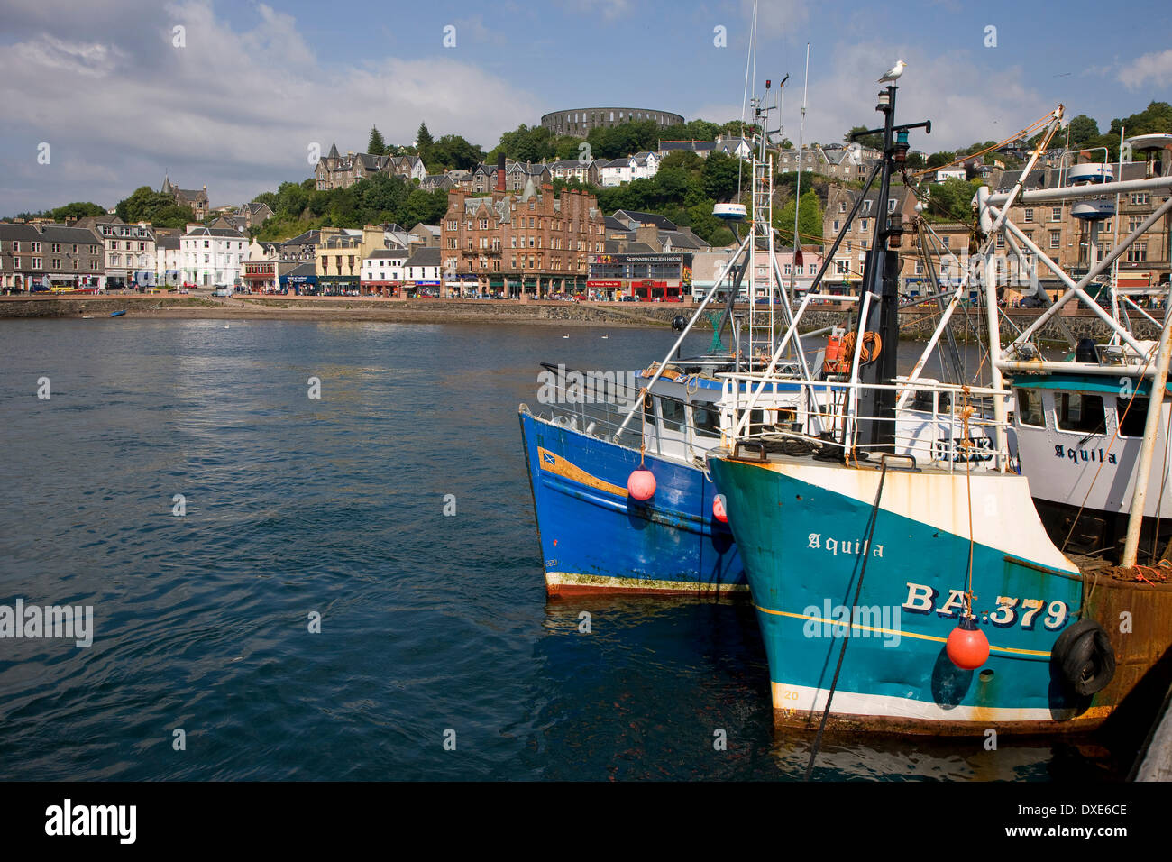 Fishing boats, Oban, Argyll Stock Photo - Alamy