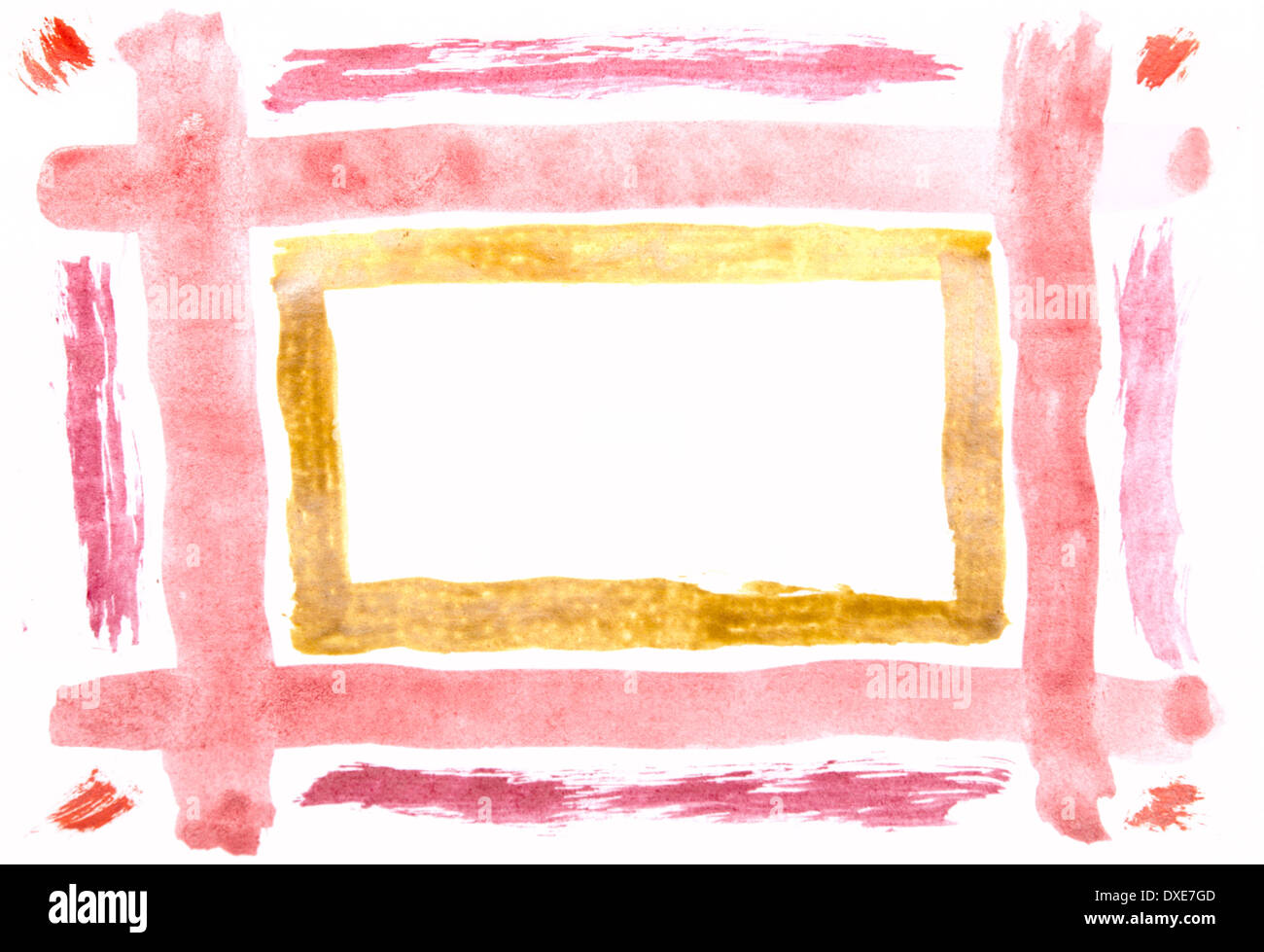 abstract watercolor frame Stock Photo - Alamy