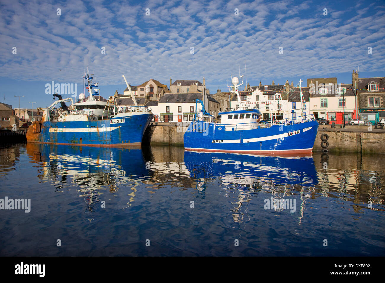 MacDuff Harbour, Banffshire Stock Photo - Alamy