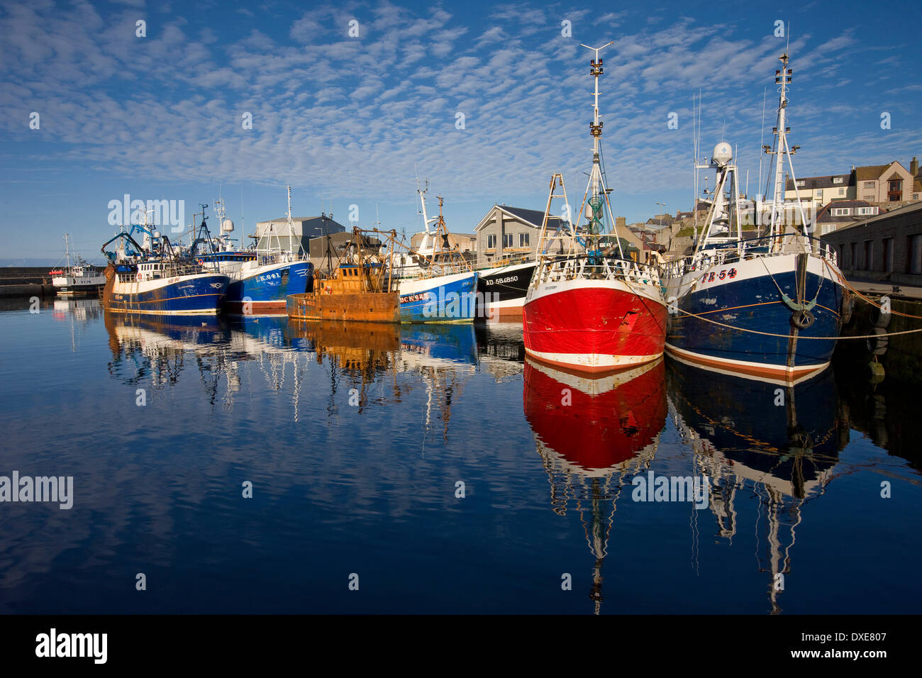 Macduff harbour, banffshire, N/E Scotland Stock Photo - Alamy
