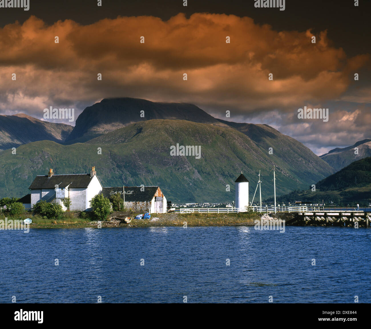 Corpach & Ben Nevis Stock Photo - Alamy