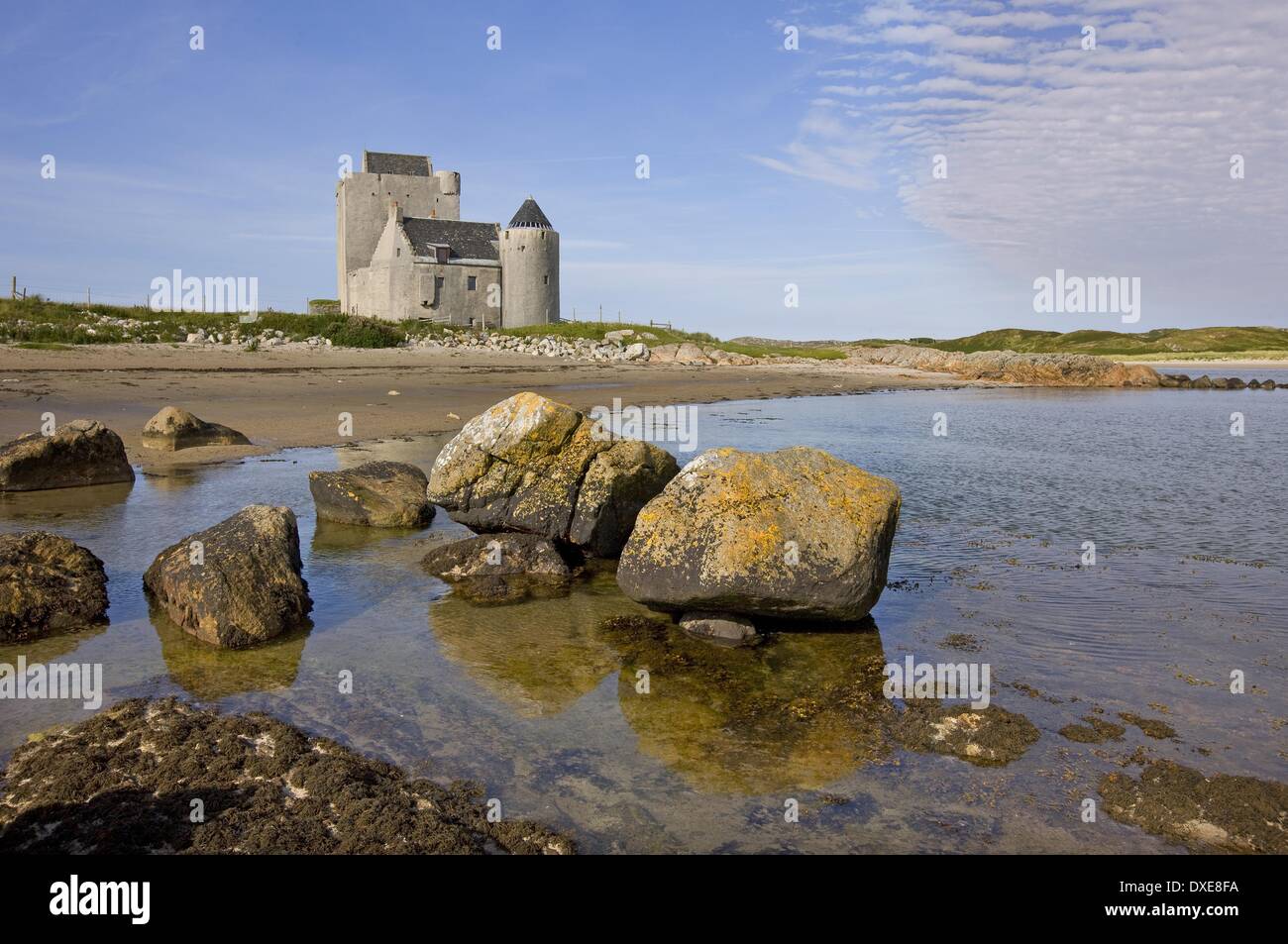 Breachacha Castle, Isle of Coll Stock Photo - Alamy