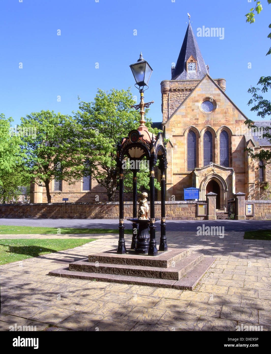 13th century Dornoch cathedral in the town of Dornoch,dornoch firth ...