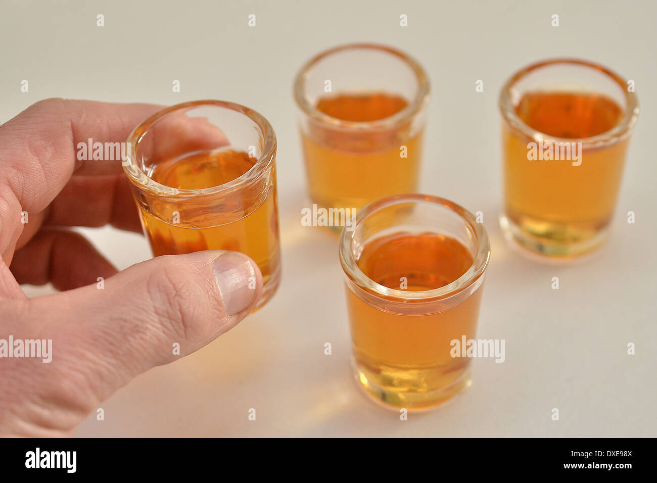 unknown alcohol, shot , short, skull Stock Photo - Alamy