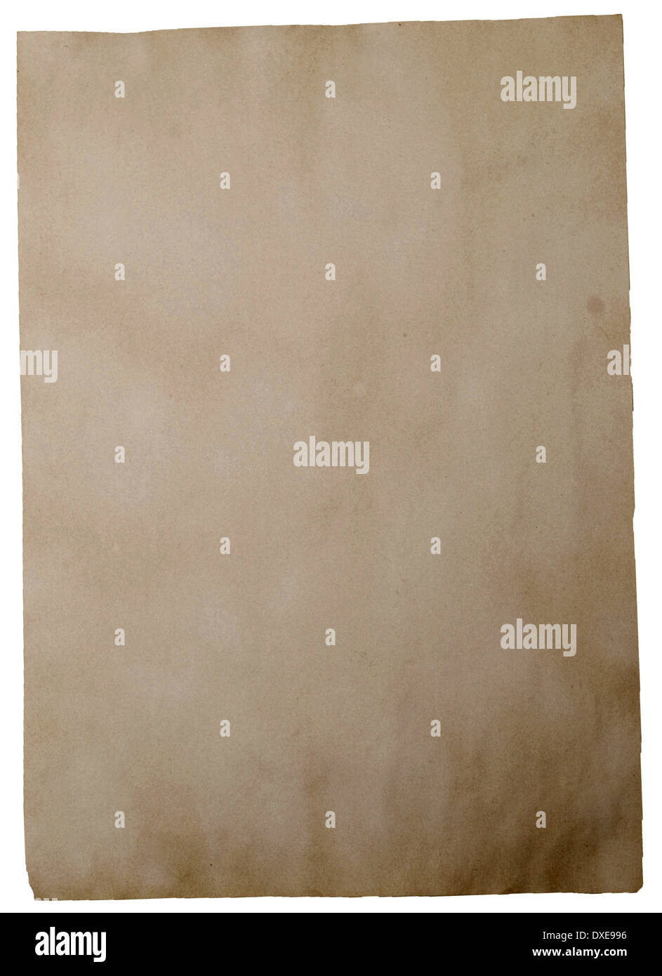 old paper isolated on white Stock Photo - Alamy