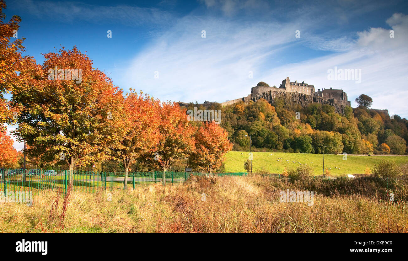 Stirling castle Castle Panoramic, Central Scotland Stock Photo - Alamy