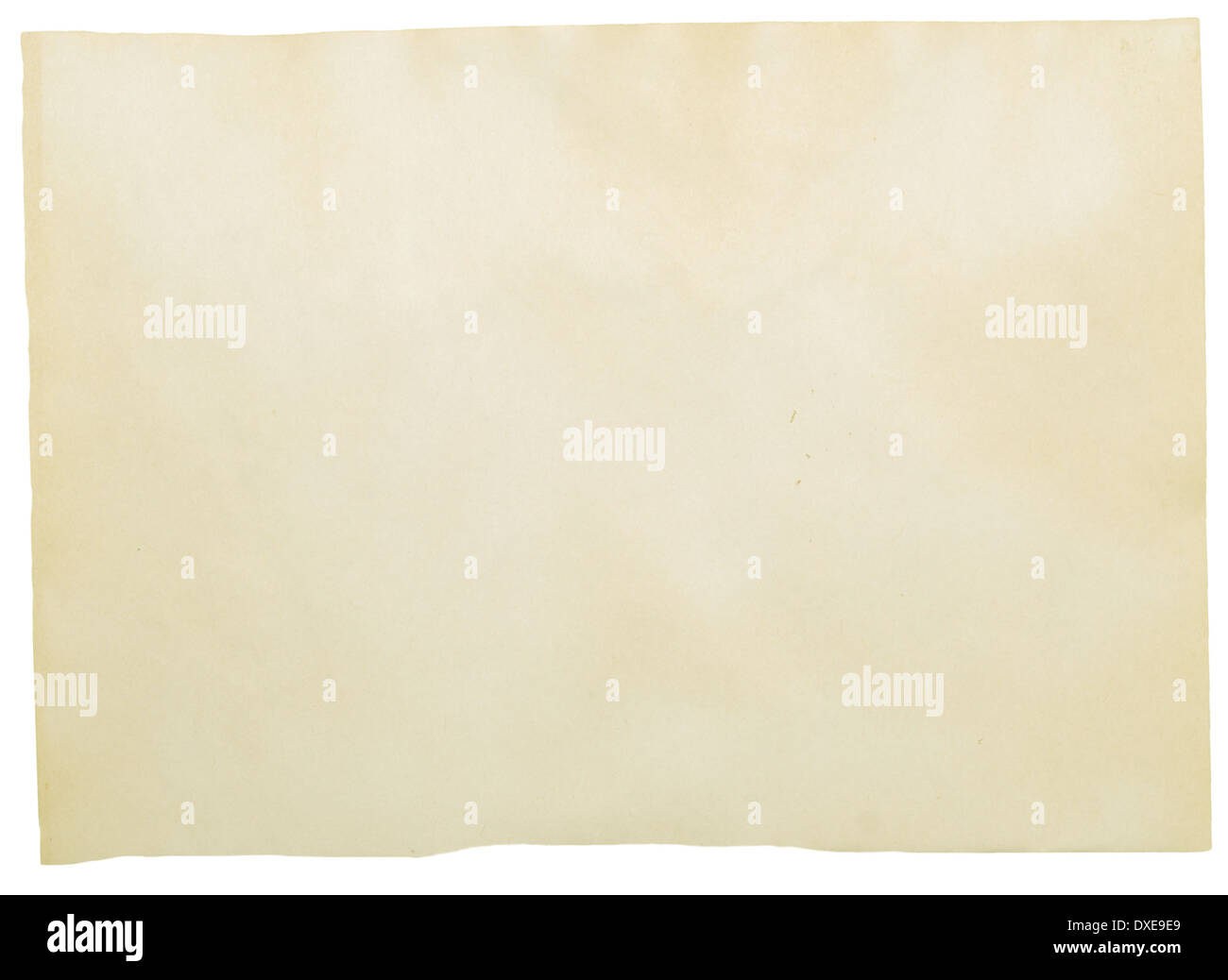 old paper isolated on white Stock Photo - Alamy