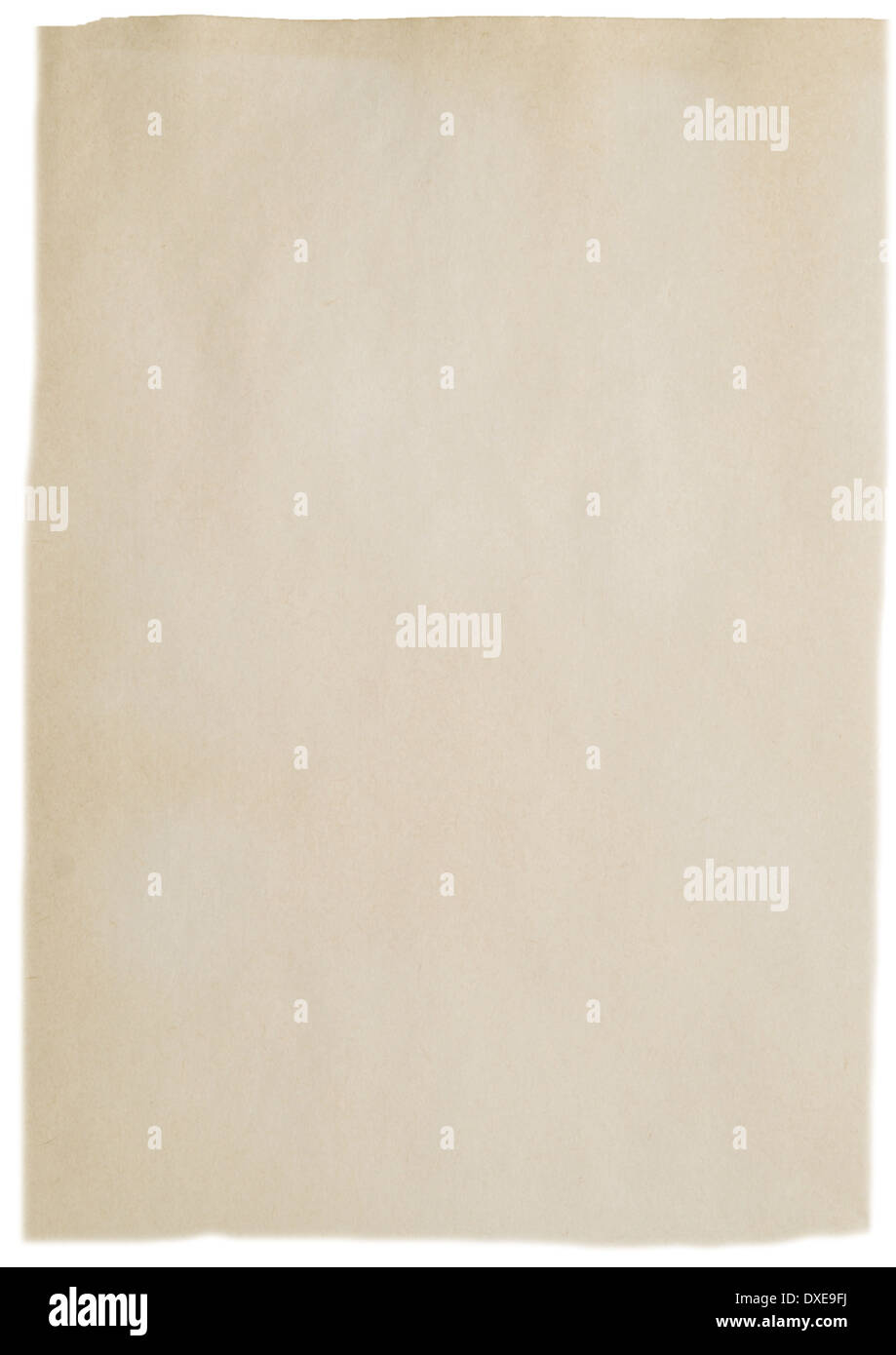 old paper isolated on white Stock Photo - Alamy