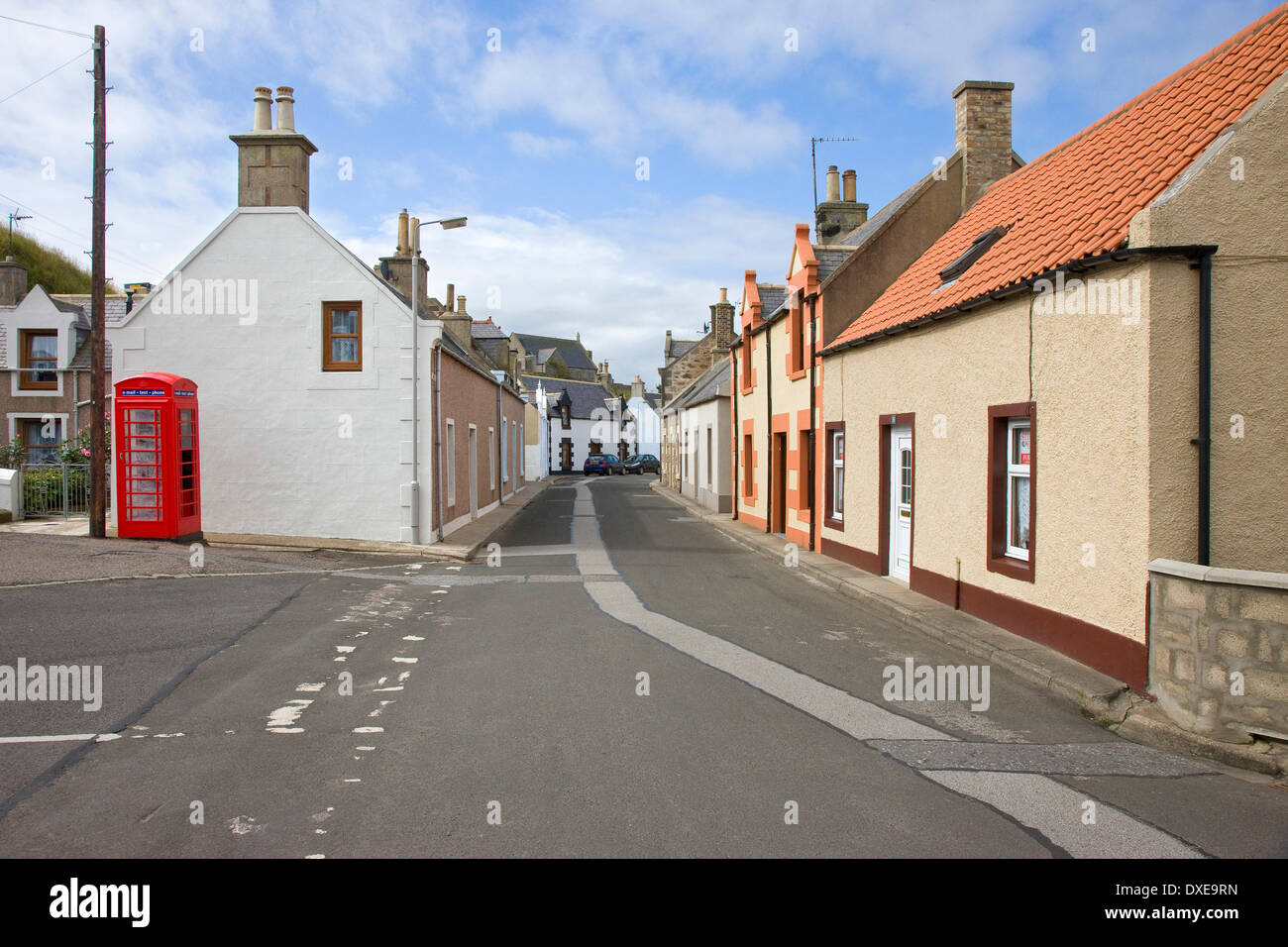 Findochty village, Moray Stock Photo - Alamy