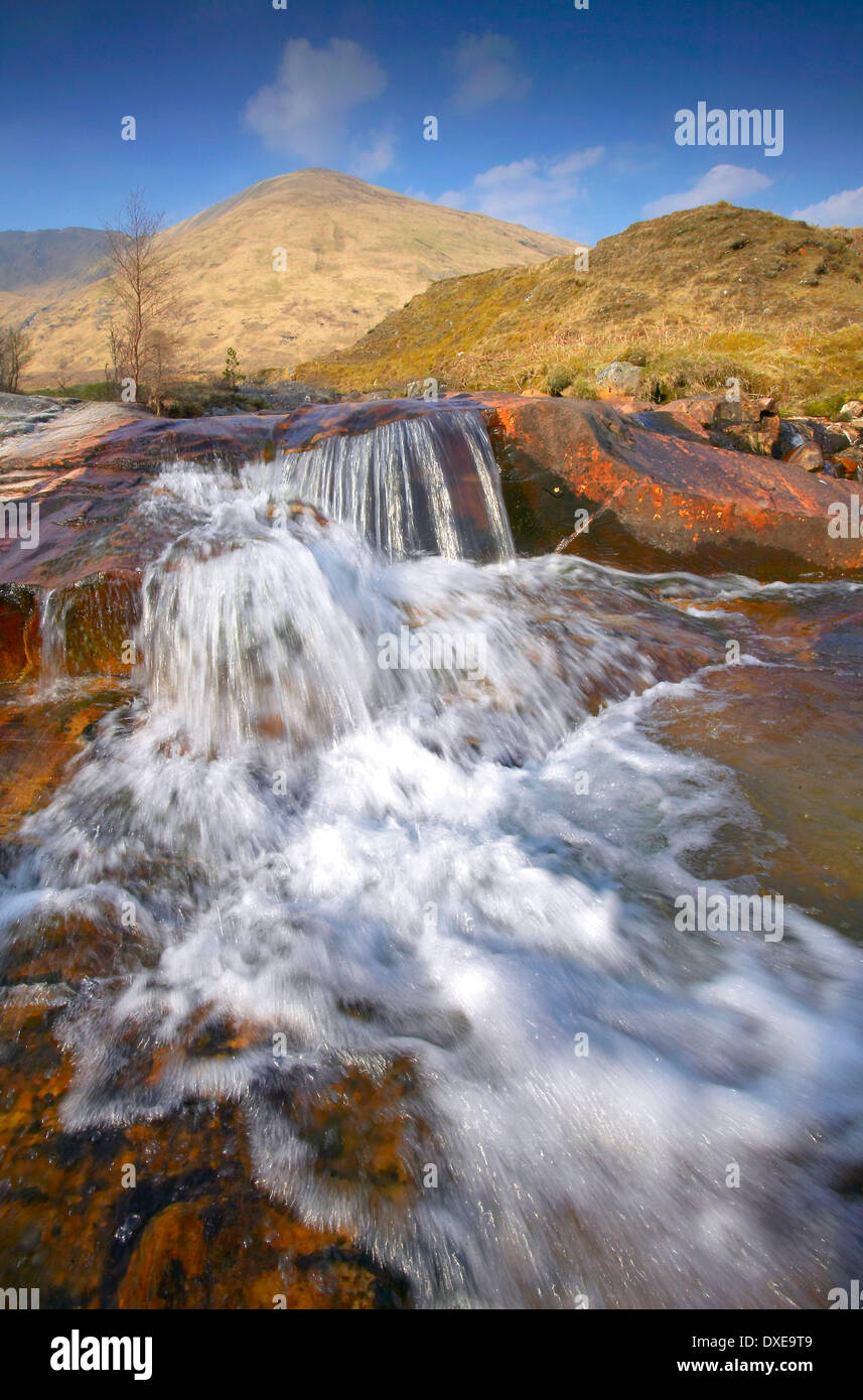 Glen shiel waterfall scottish highlands hi-res stock photography and ...