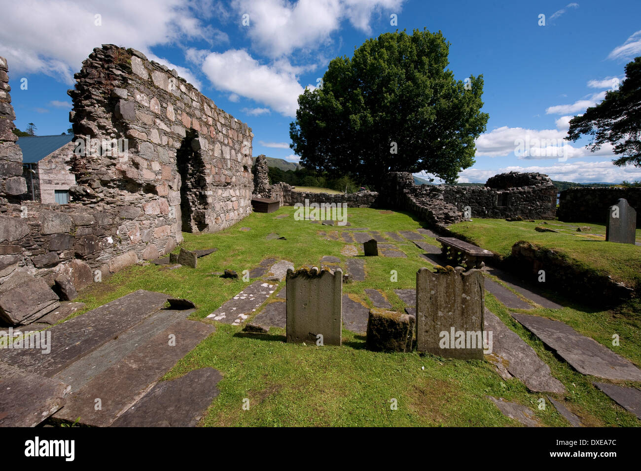 Ardchattan priory ruins on Loch |Etiveside,north connel,argyll,scotland ...