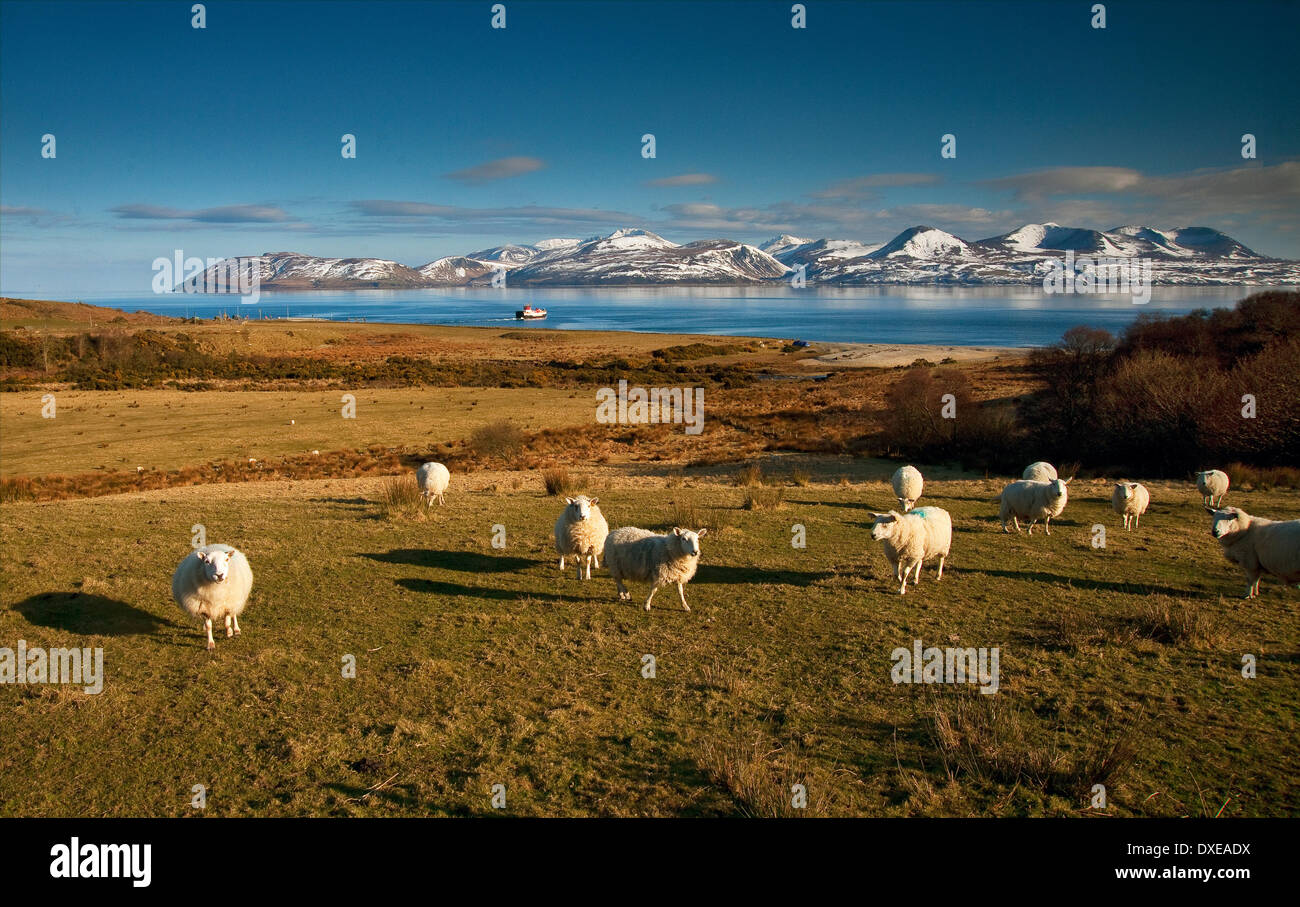 Claonaig to lochranza ferry isle of arran hi-res stock photography and ...