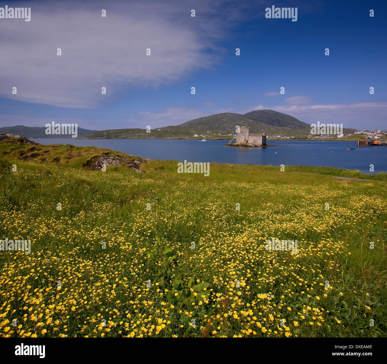 Kisimul castle, Castlebay, Isle of Barra, Outer Hebrides Stock Photo ...