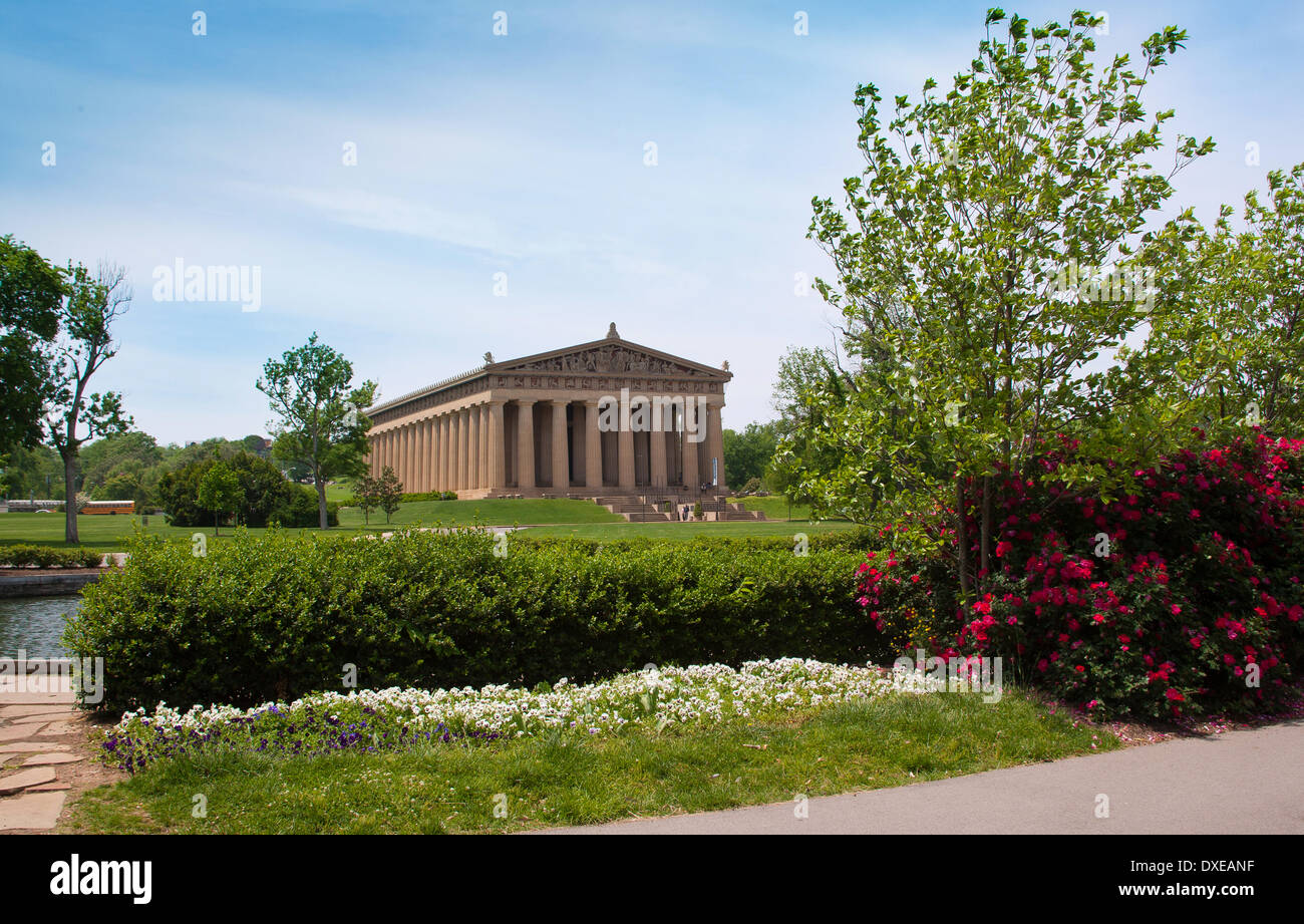 Tthe Parthenon in Centennial Park, Nashville, TN USA Stock Photo - Alamy