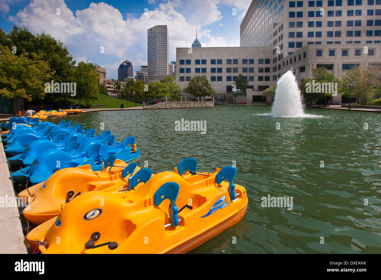 Downtown Indianpolis, Indiana, USA Stock Photo - Alamy